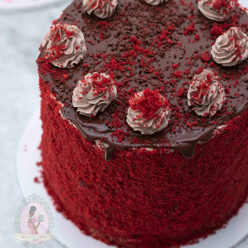 Chocolate Red velvet cake - Dainty Affairs Bakery